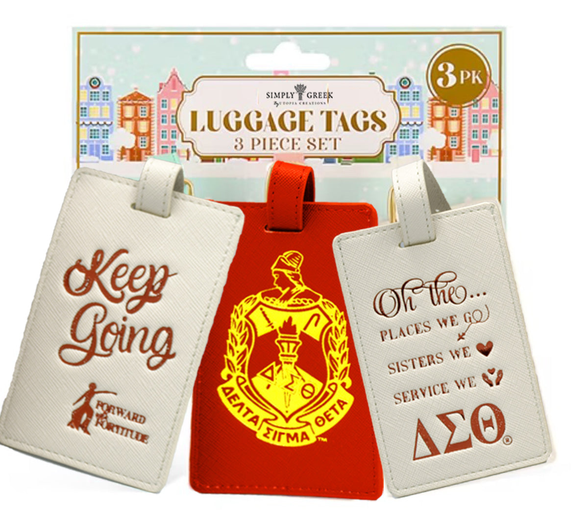 Delta Luggage Tags (Set of 3) – 57th DC Diva Shoppe